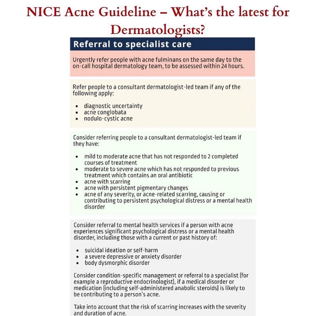 NICE Acne Guideline 2021 อัพเดทล่าสุด..การรักษาสิวสำหรับแพทย์ทั่วไป ...